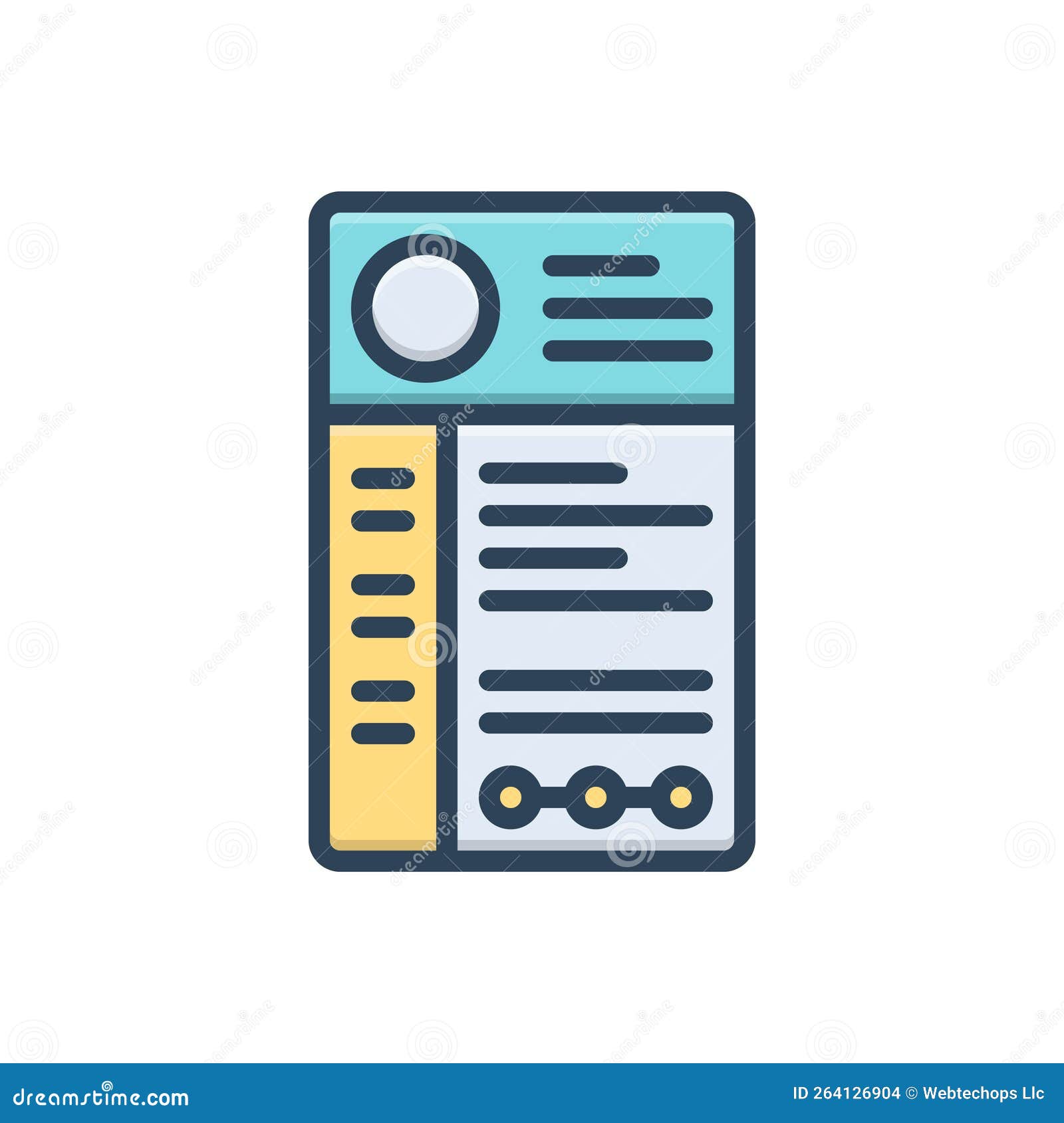 Biodata Illustration, Viti Curriculum File Icon Vector, Envelope Symbol ...