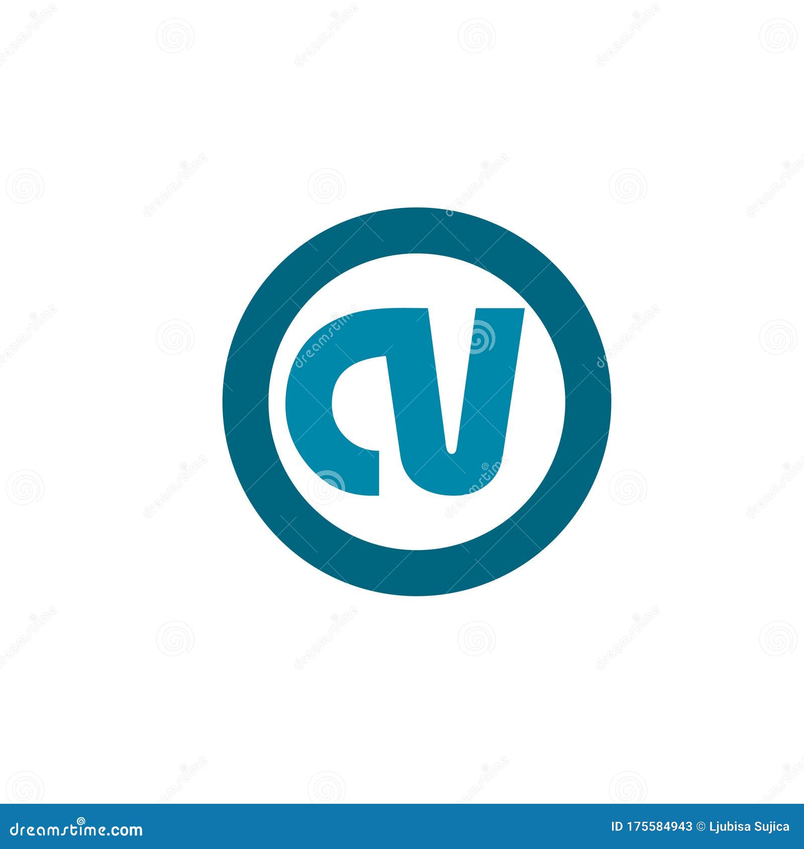 CV Letter Logo with Creative Modern Business Typography Stock Vector ...