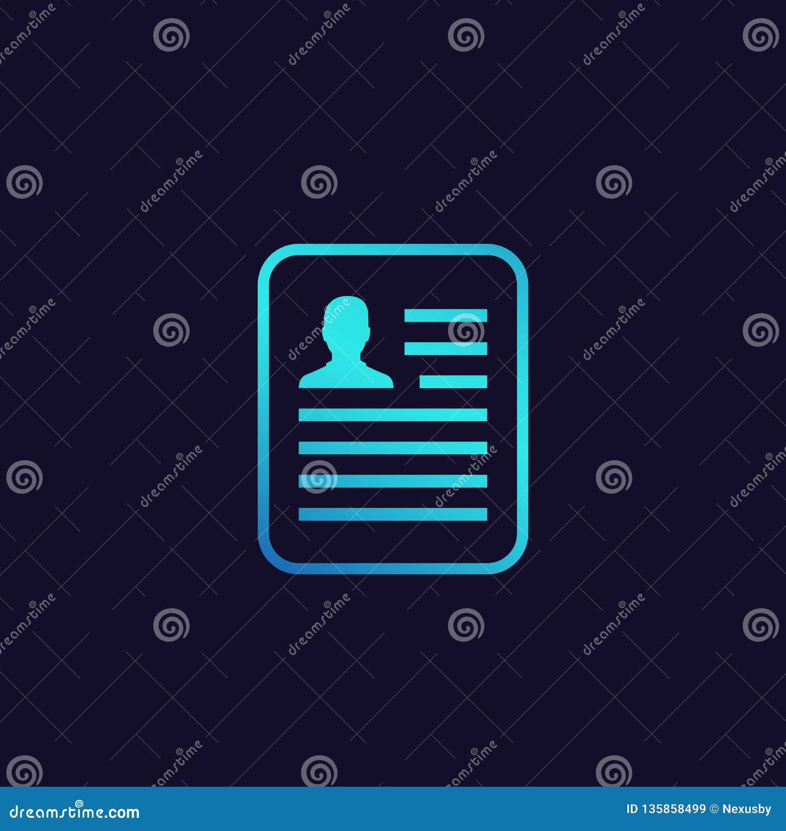 Resume, Application Form With Profile Photo, Employee Profile Grey Icon ...