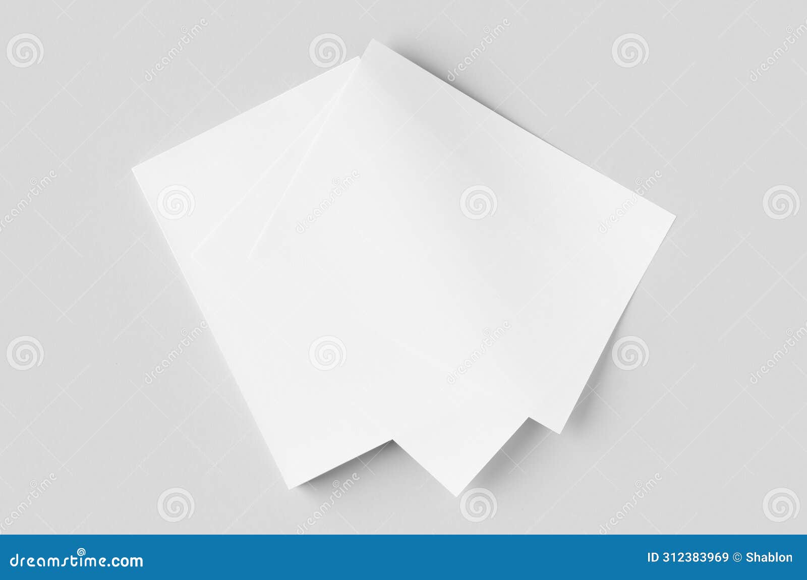 Cv, Resume, Letterhead, Invoice Mockup. Stack Of A4 Papers On A Grey ...