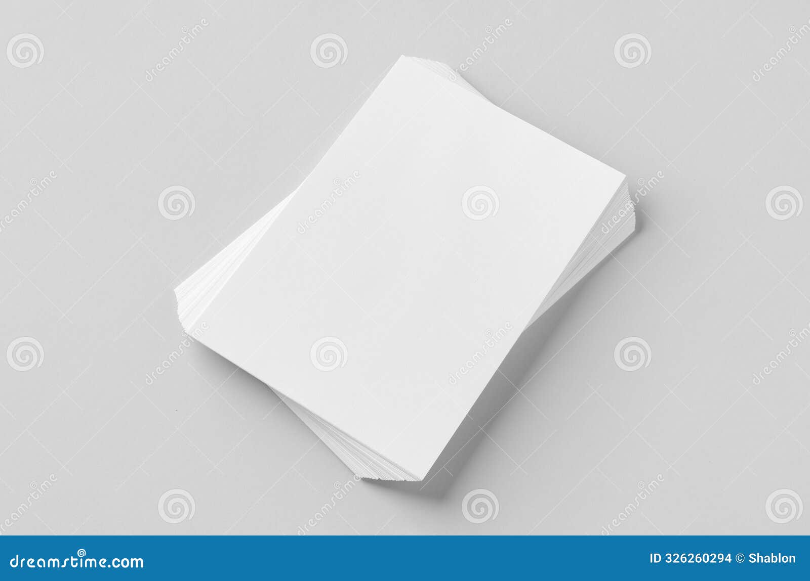 Cv, Resume, Letterhead, Invoice Mockup. Stack of A4 Papers on a Grey ...