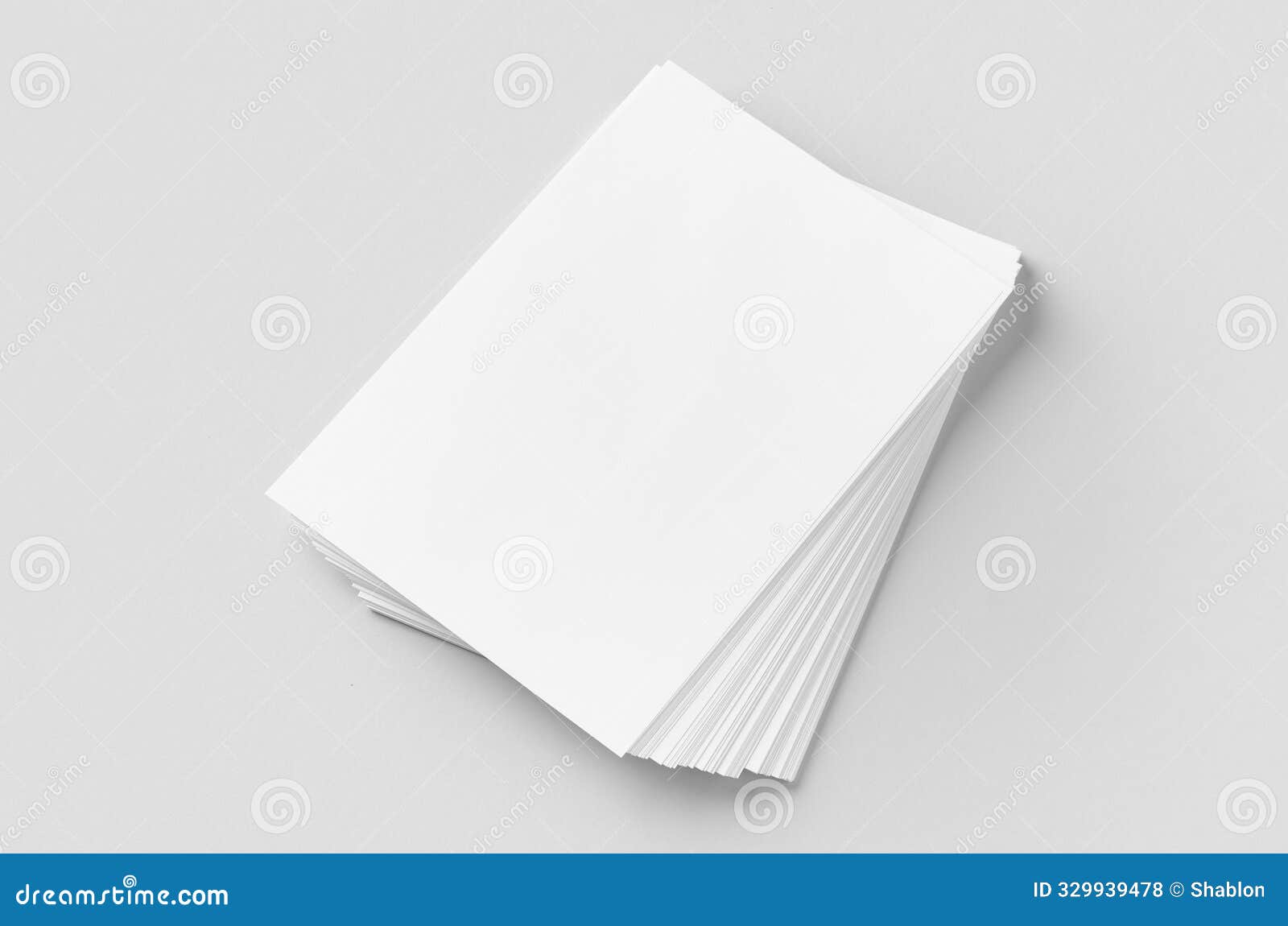 Cv, Resume, Letterhead, Invoice Mockup. Stack of A4 Papers on a Grey ...