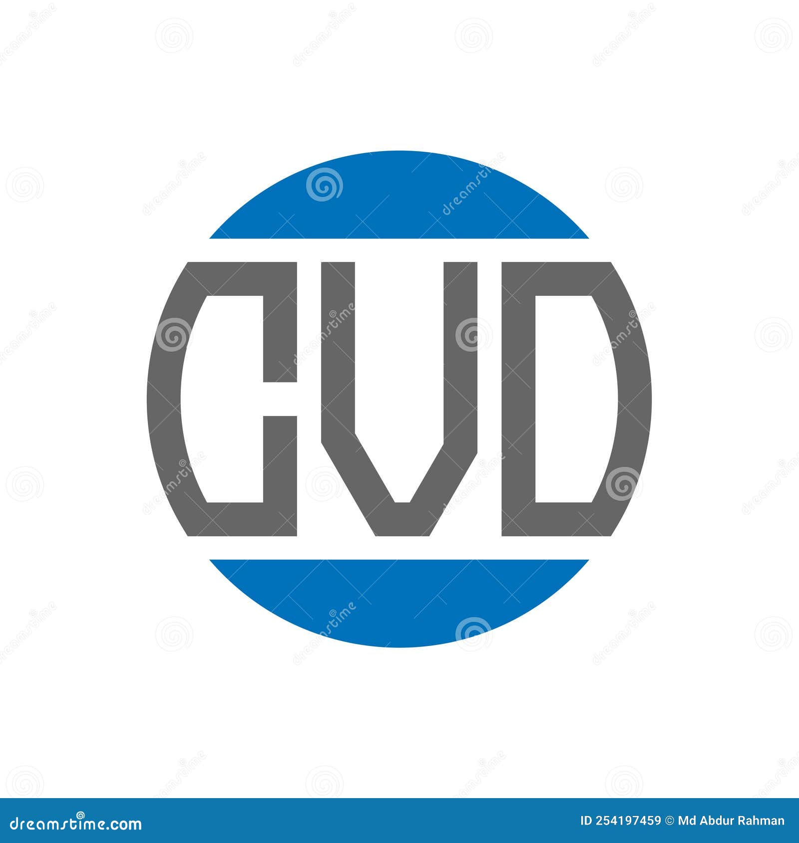 CVD Letter Logo Design On White Background. CVD Creative Initials ...
