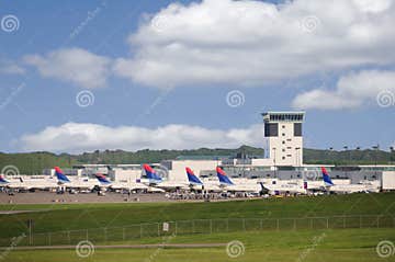 CVG Delta Airlines Hub editorial stock image. Image of landed - 5584239