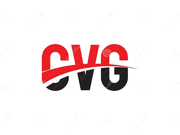 CVG Letter Initial Logo Design Vector Illustration Stock Vector ...