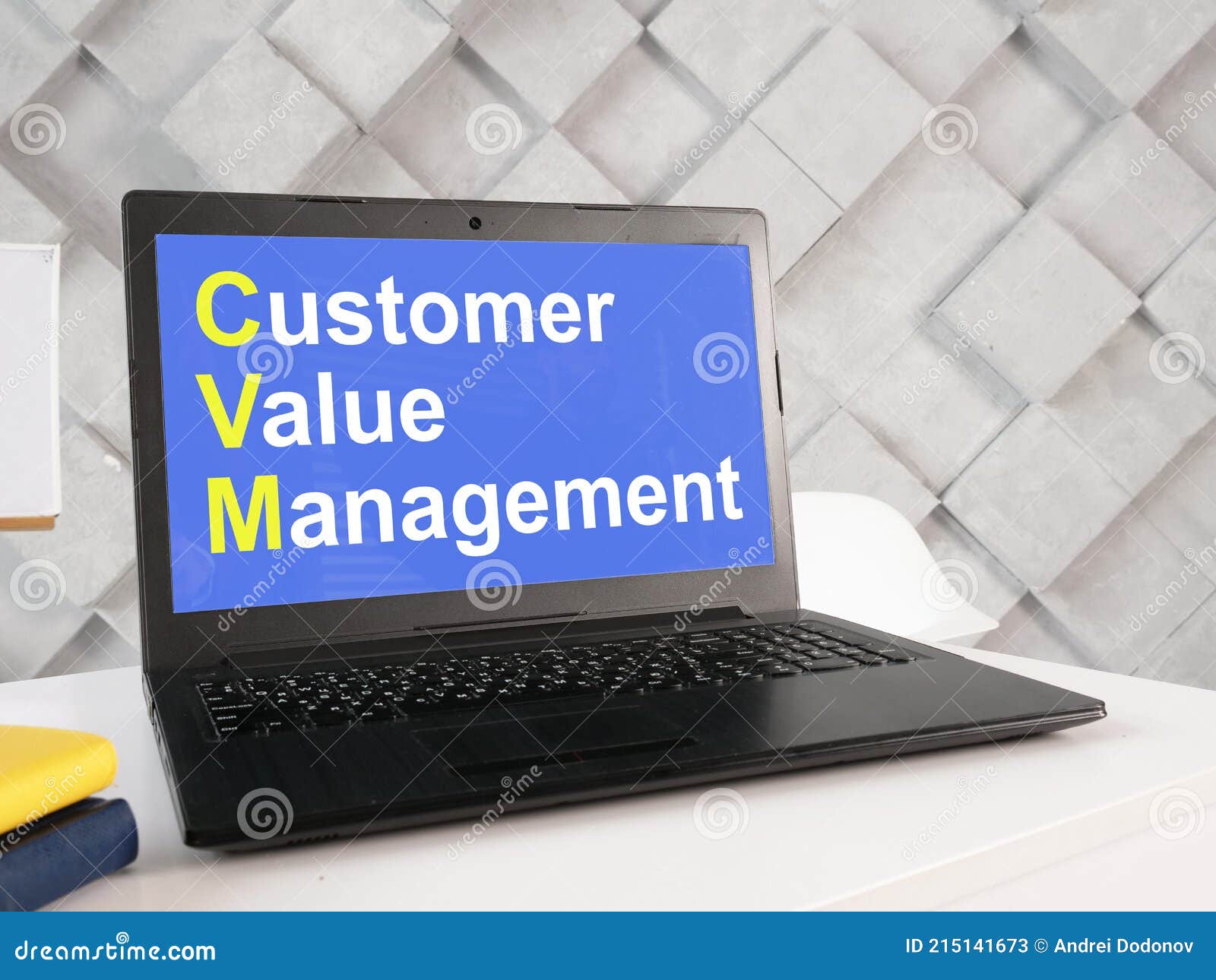 CVM Customer Value Management is Shown on the Photo Using the Text ...