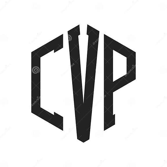 CVP Logo Design. Initial Letter CVP Monogram Logo Using Hexagon Shape ...