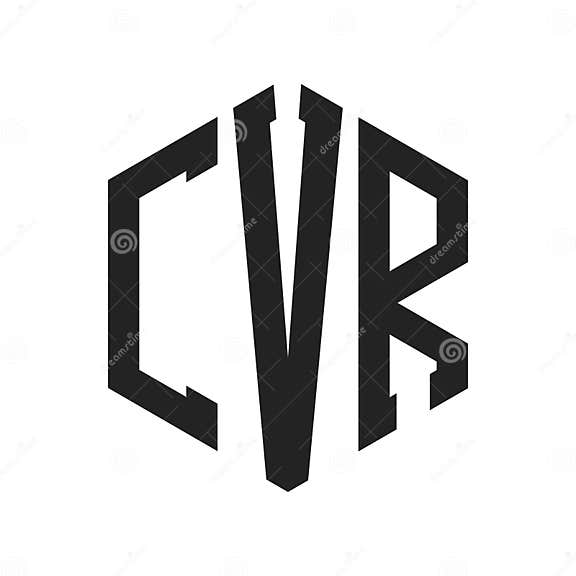 CVR Logo Design. Initial Letter CVR Monogram Logo Using Hexagon Shape ...