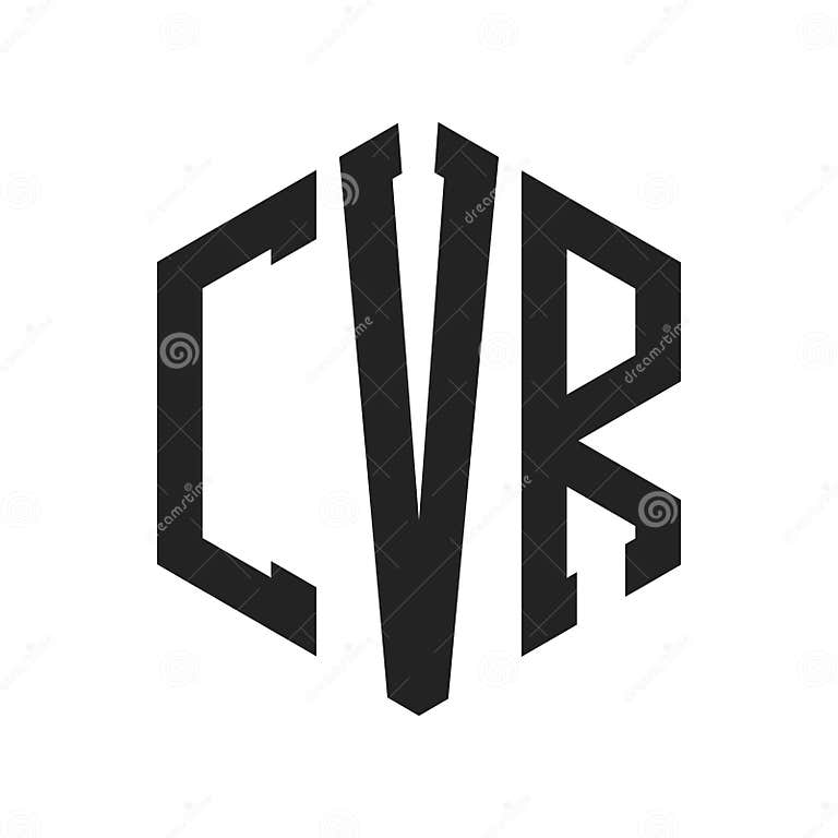CVR Logo Design. Initial Letter CVR Monogram Logo Using Hexagon Shape ...