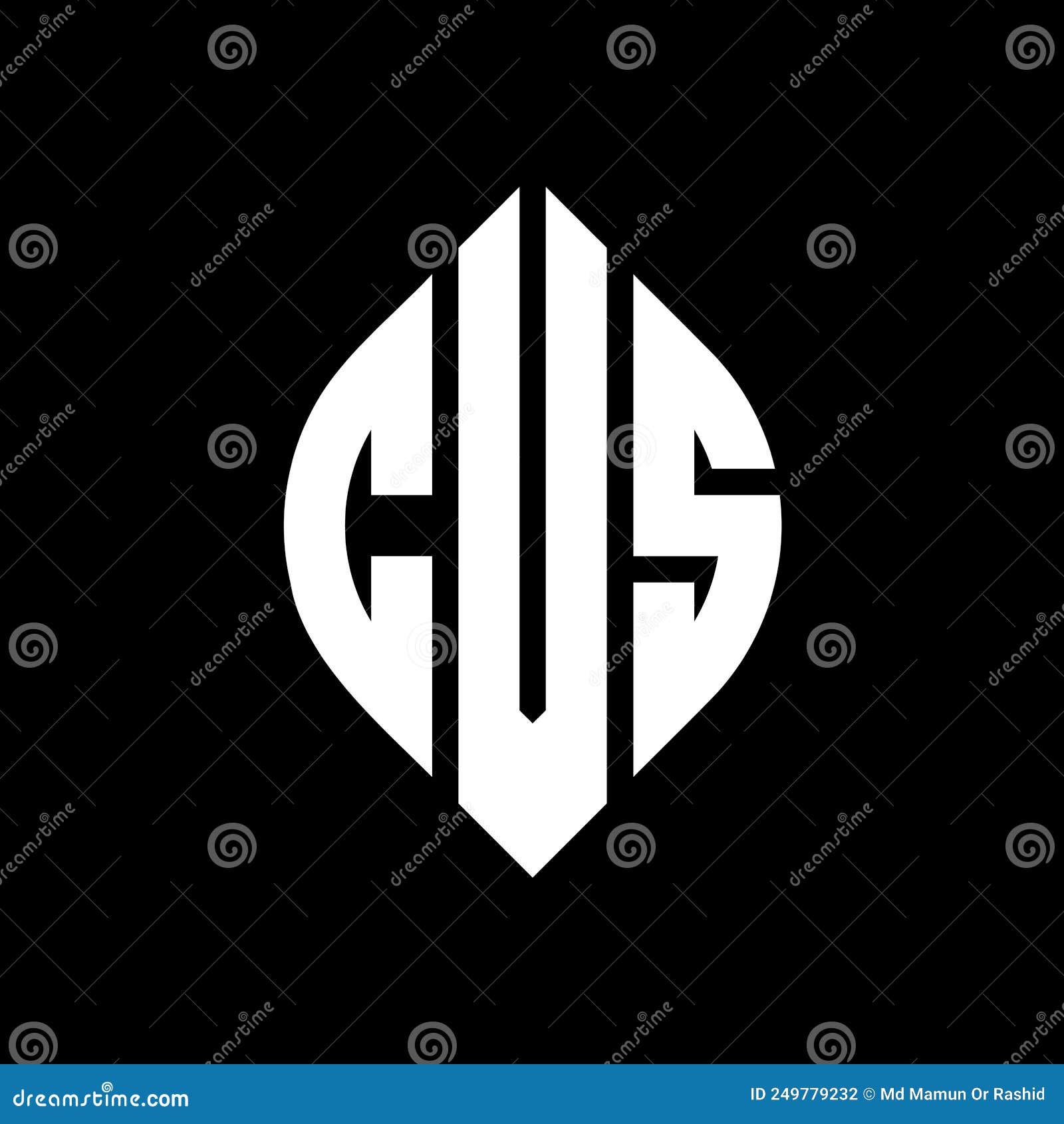 CVS Circle Letter Logo Design with Circle and Ellipse Shape. CVS ...