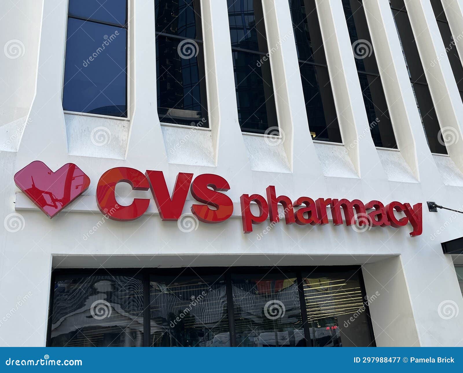 CVS Pharmacy Sign and Logo on a Store on November 18 2023 in Los ...
