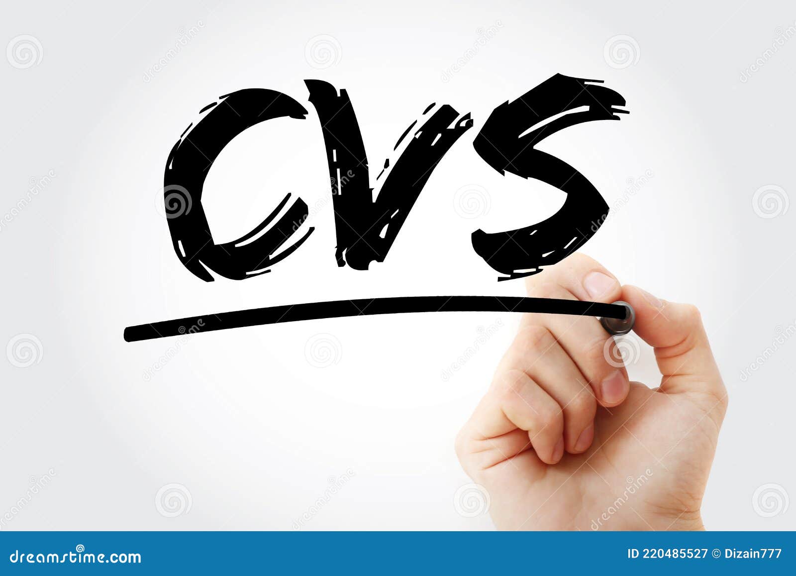 CVS - Concurrent Versions System Text On Wooden Block On Chart ...