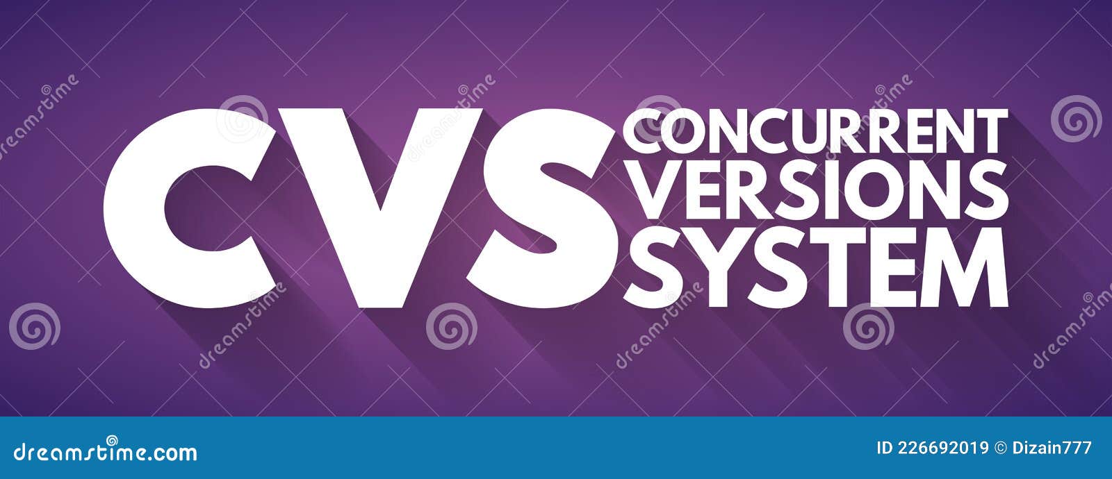 CVS - Concurrent Versions System Acronym, Technology Concept Background ...