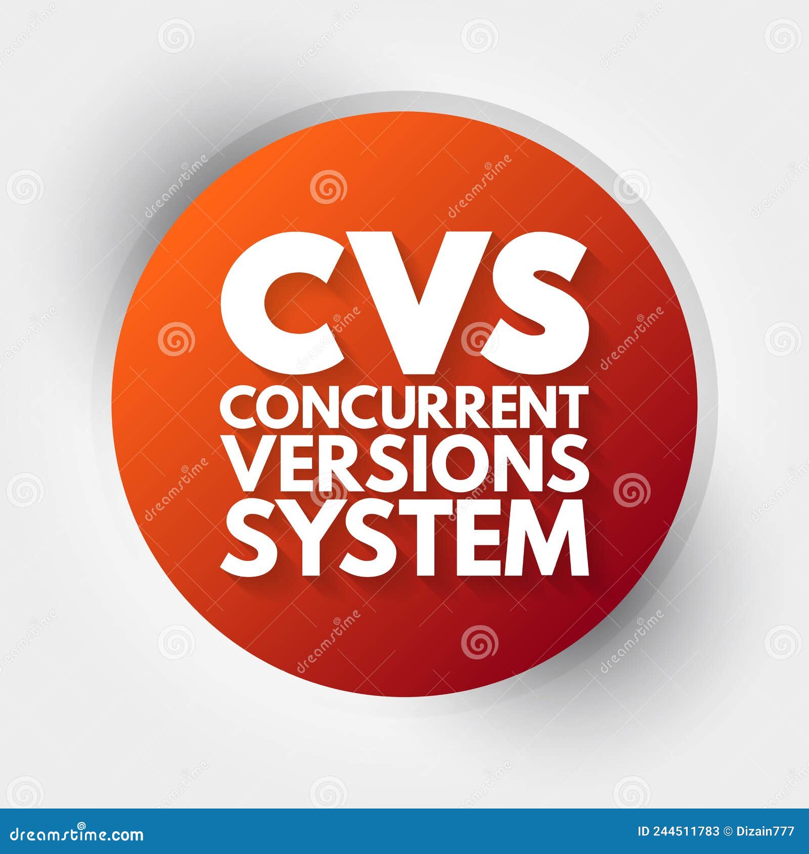 CVS - Concurrent Versions System Acronym, Technology Concept Background ...