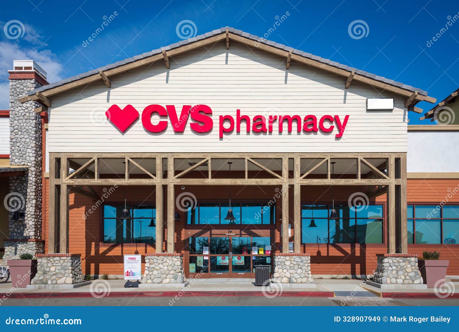 CVS Storefront Medium Close Editorial Stock Image - Image of claremont ...