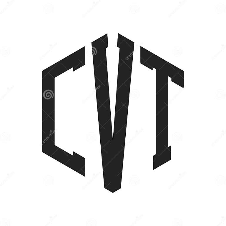 CVT Logo Design. Initial Letter CVT Monogram Logo Using Hexagon Shape ...