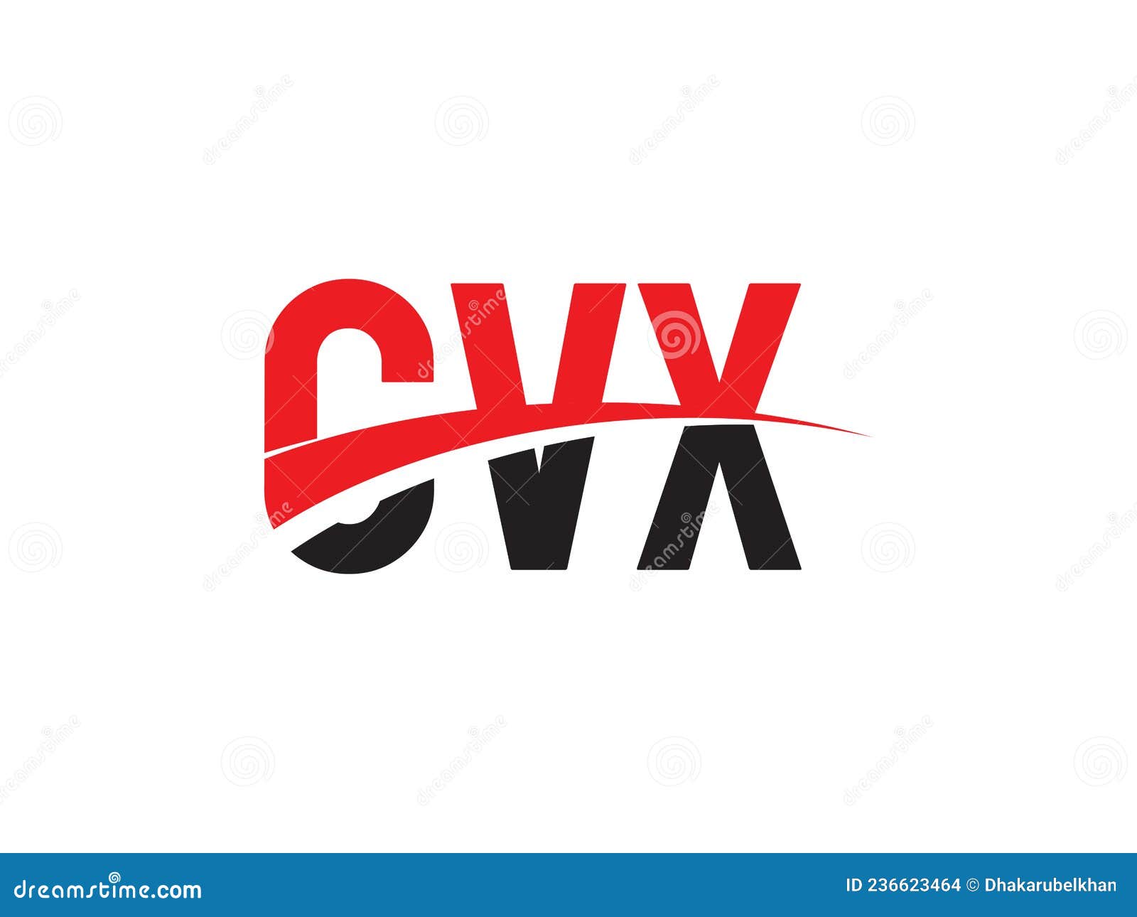CVX Letter Initial Logo Design Vector Illustration Stock Vector ...