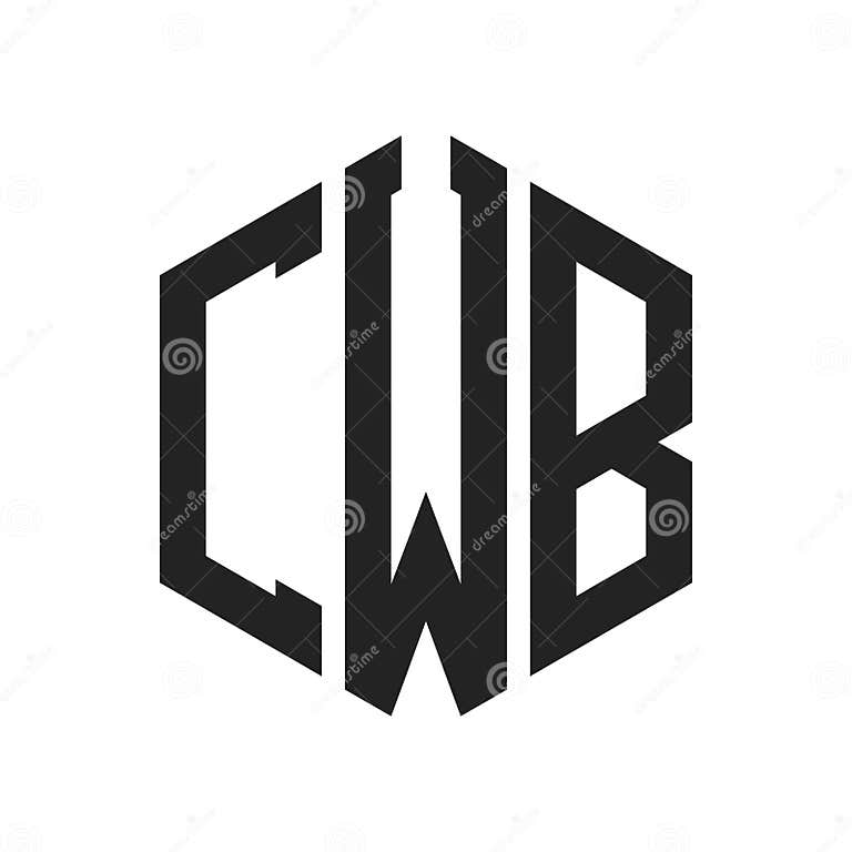 CWB Logo Design. Initial Letter CWB Monogram Logo Using Hexagon Shape ...