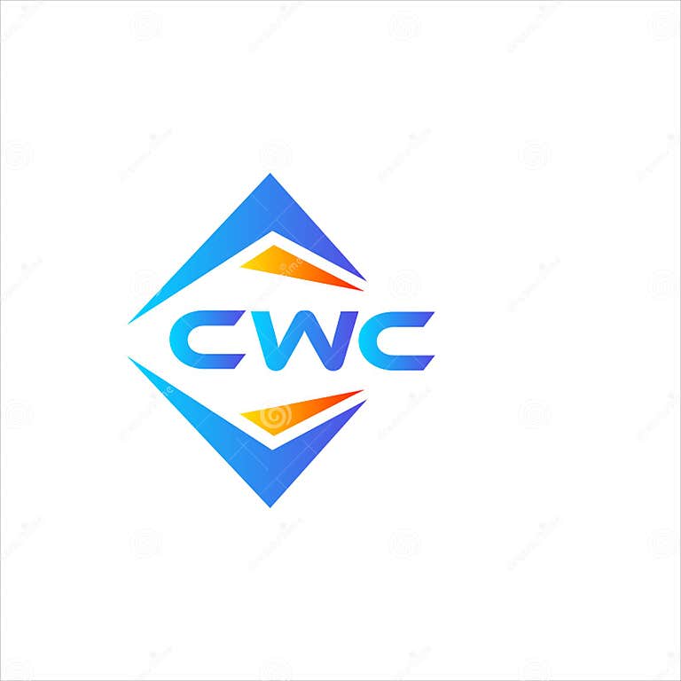 CWC Abstract Technology Logo Design on White Background. CWC Creative ...