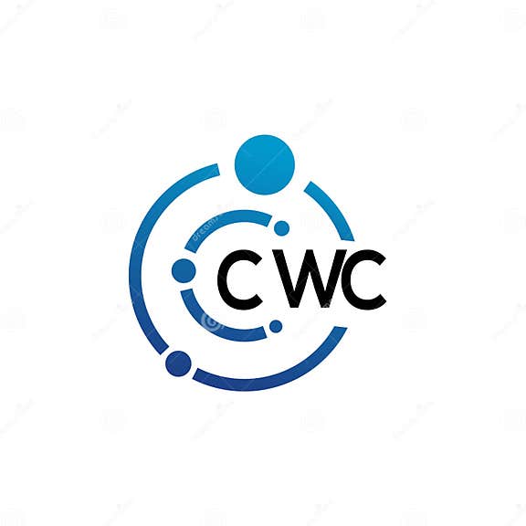 CWC Letter Logo Design on White Background. CWC Creative Initials ...