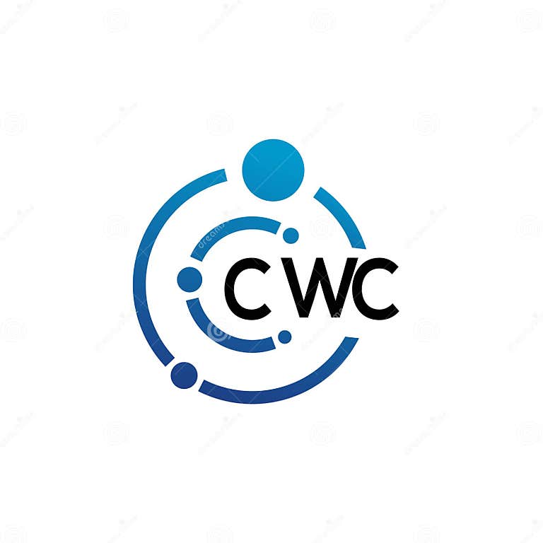 CWC Letter Logo Design on White Background. CWC Creative Initials ...