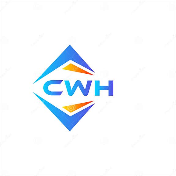 CWH Abstract Technology Logo Design on White Background. CWH Creative ...
