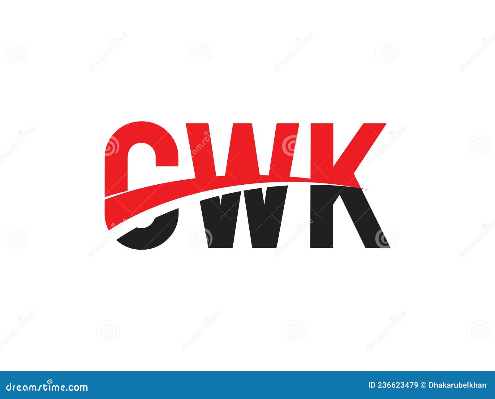CWK Letter Initial Logo Design Vector Illustration Stock Vector ...