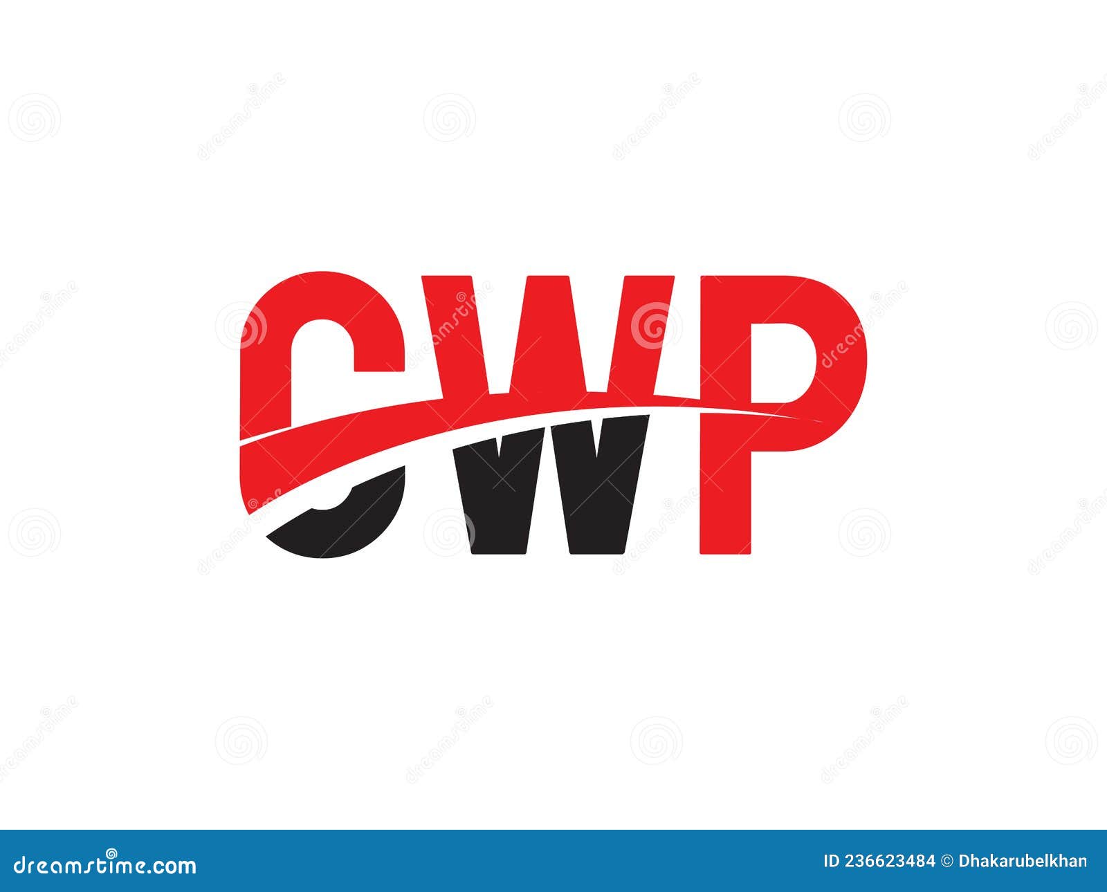 CWP Letter Initial Logo Design Vector Illustration Stock Vector ...