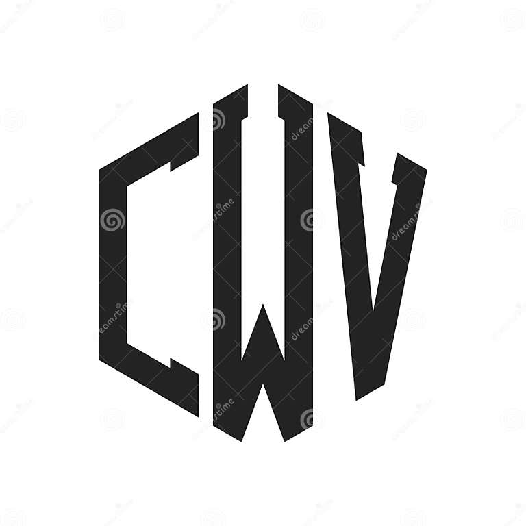 CWV Logo Design. Initial Letter CWV Monogram Logo Using Hexagon Shape ...