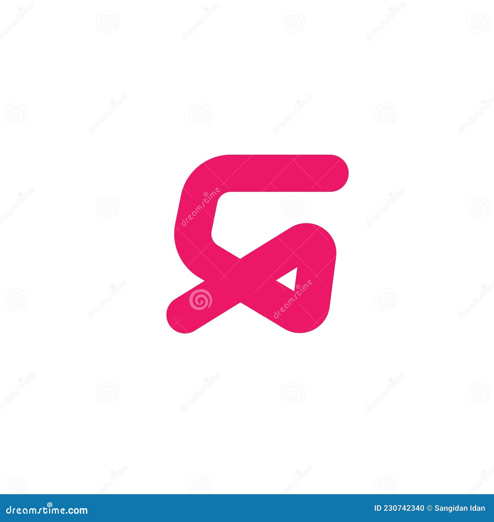 Cx or S Letter Template Vector Icon Concept Design Stock Vector ...