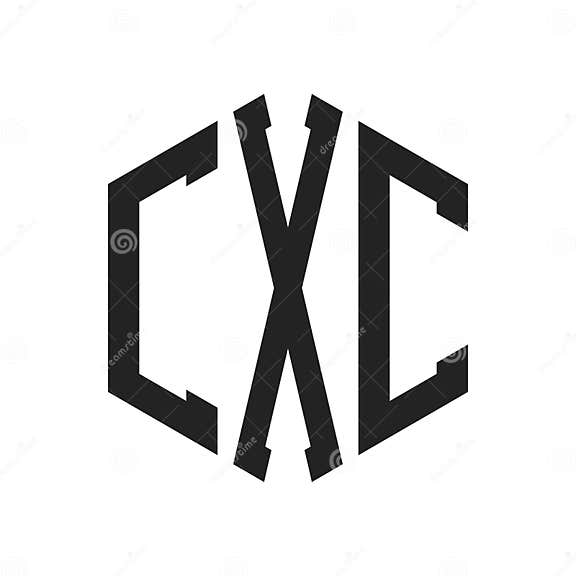 CXC Logo Design. Initial Letter CXC Monogram Logo Using Hexagon Shape ...