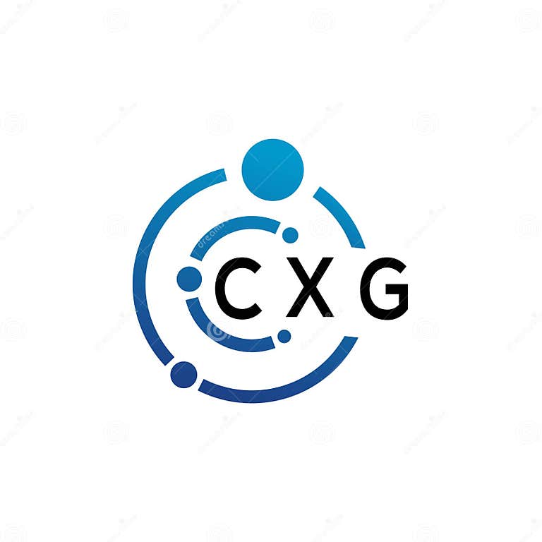 CXG Letter Logo Design on White Background. CXG Creative Initials ...