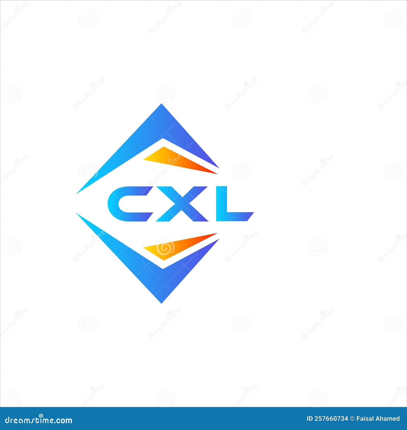 CXL Abstract Technology Logo Design on White Background. CXL Creative ...