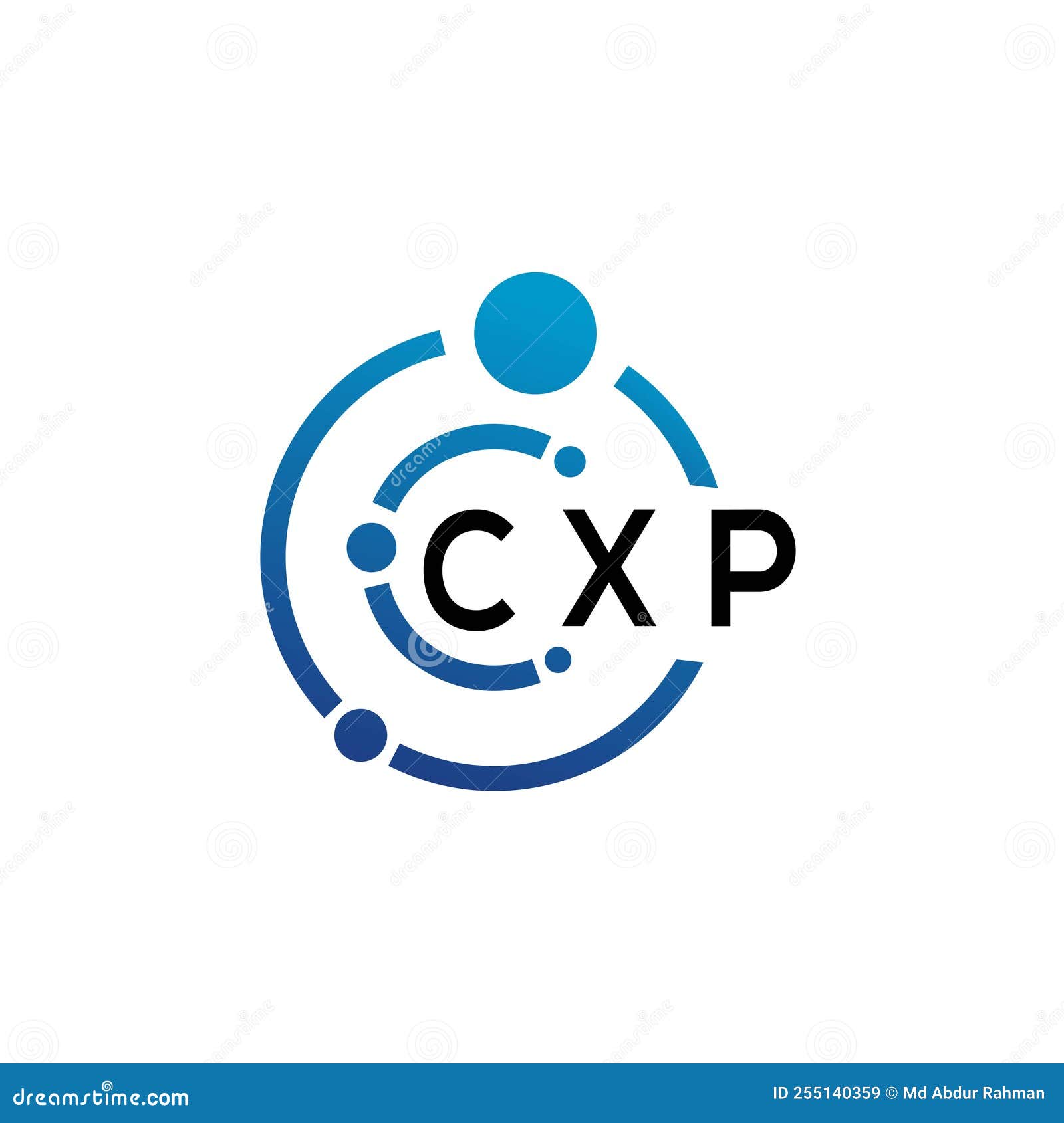 CXP Letter Logo Design on White Background. CXP Creative Initials ...