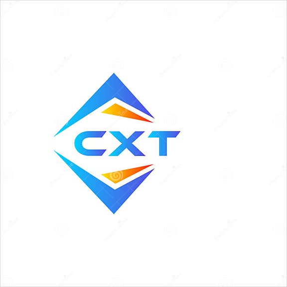 CXT Abstract Technology Logo Design on White Background. CXT Creative ...