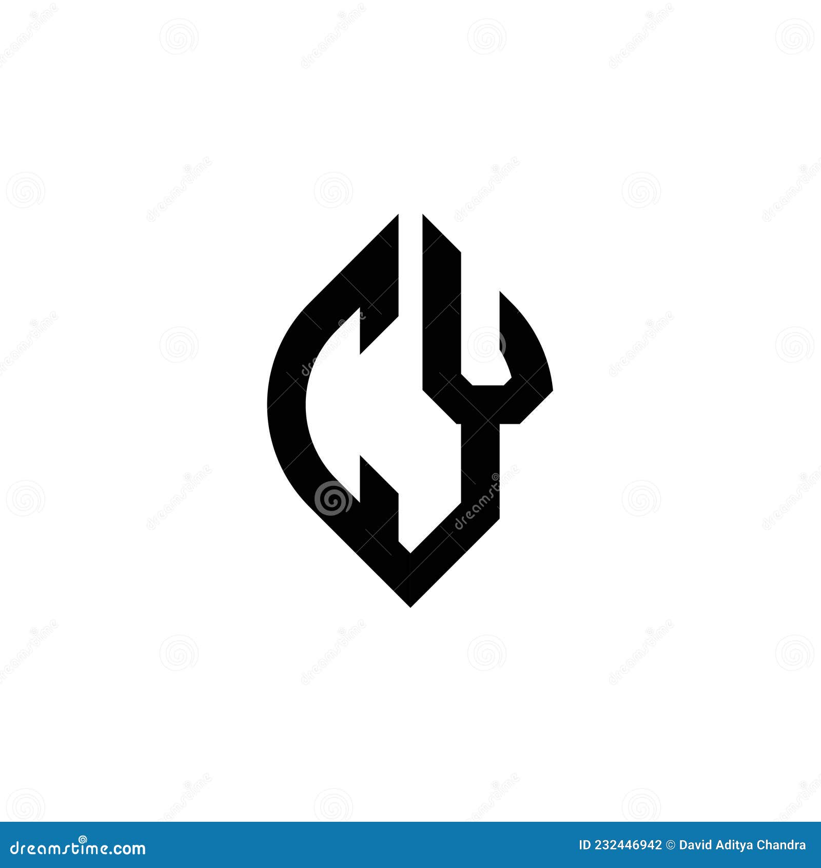 CY Logo Monogram Geometric Shape Style Stock Vector - Illustration of ...