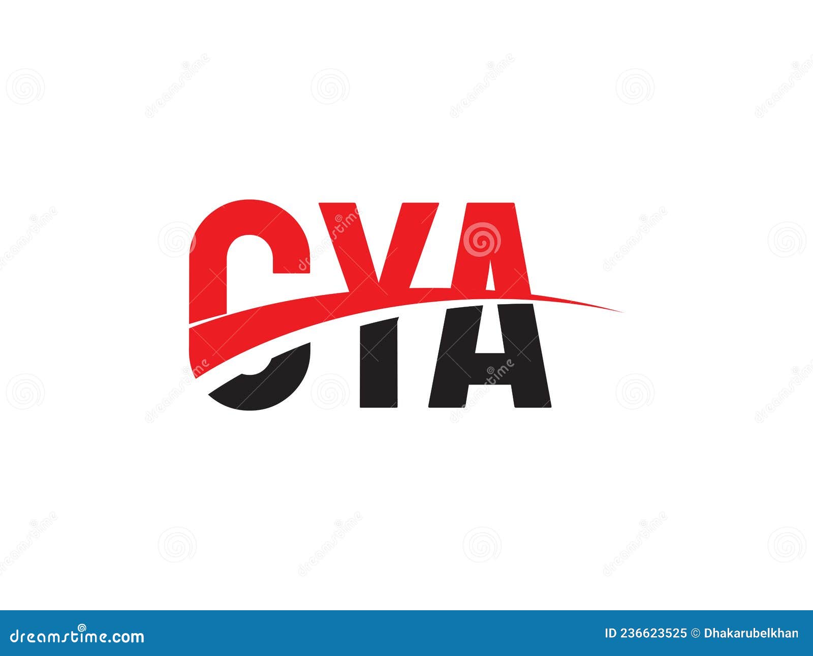 CYA Letter Initial Logo Design Vector Illustration Stock Vector ...