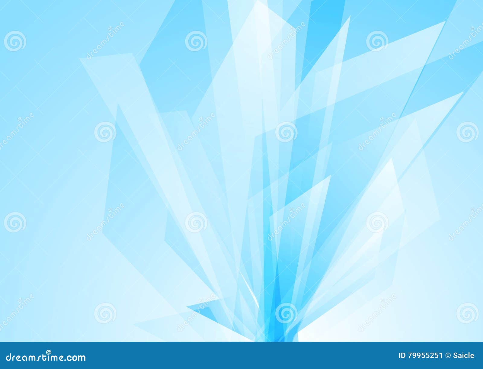 Cyan Abstract Tech Geometric Shapes Design Stock Vector - Illustration ...