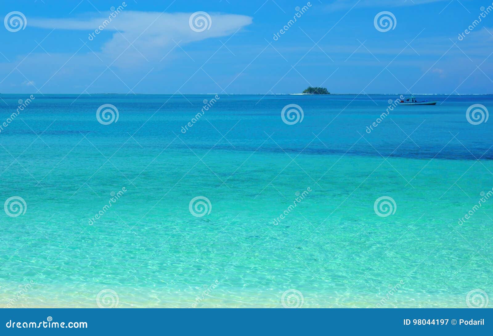 Cyan Atoll stock image. Image of blue, colors, pure, holiday - 98044197