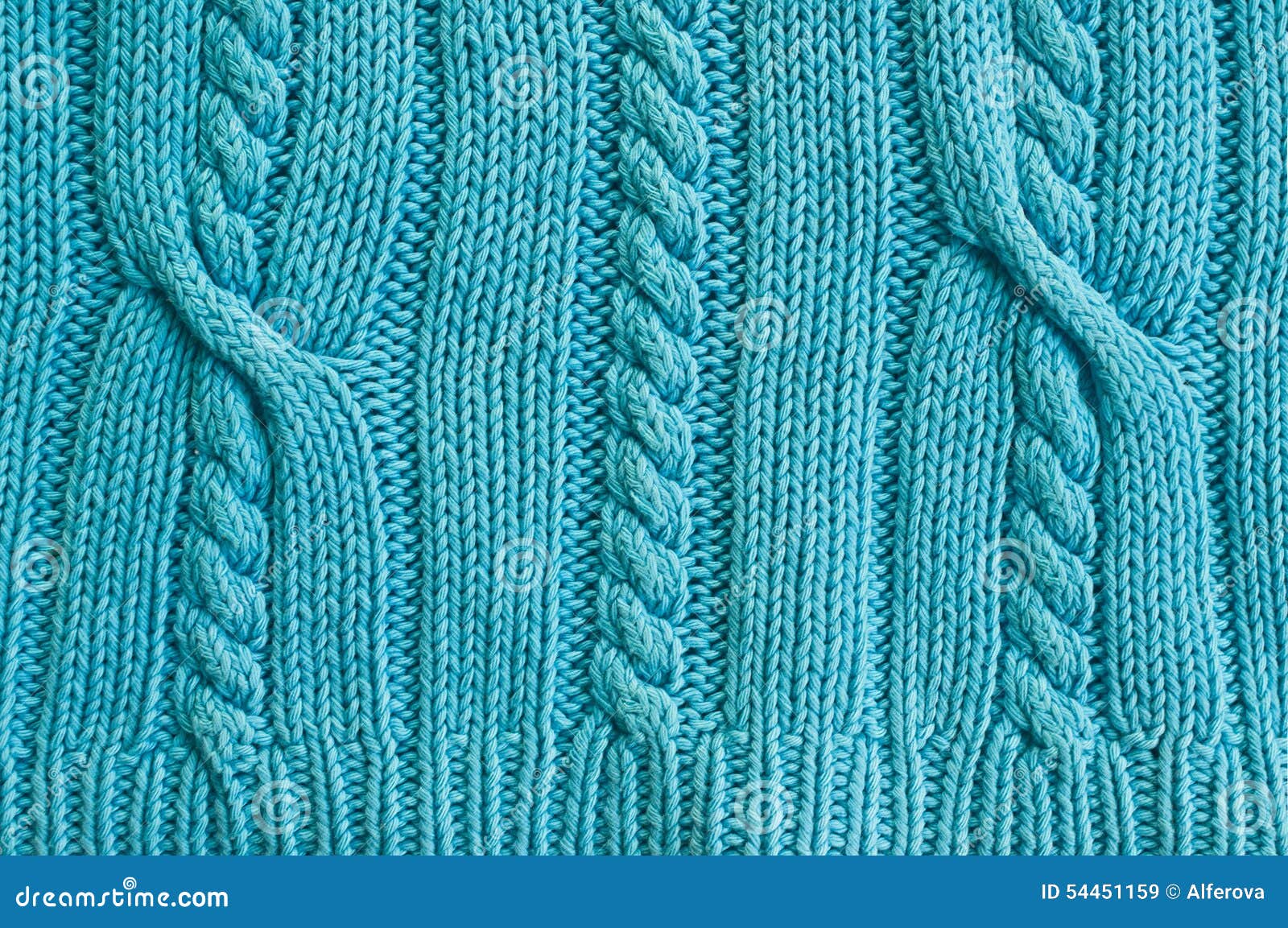 Cyan Backround Knitted Sweater Stock Image - Image of knitwear, fashion ...