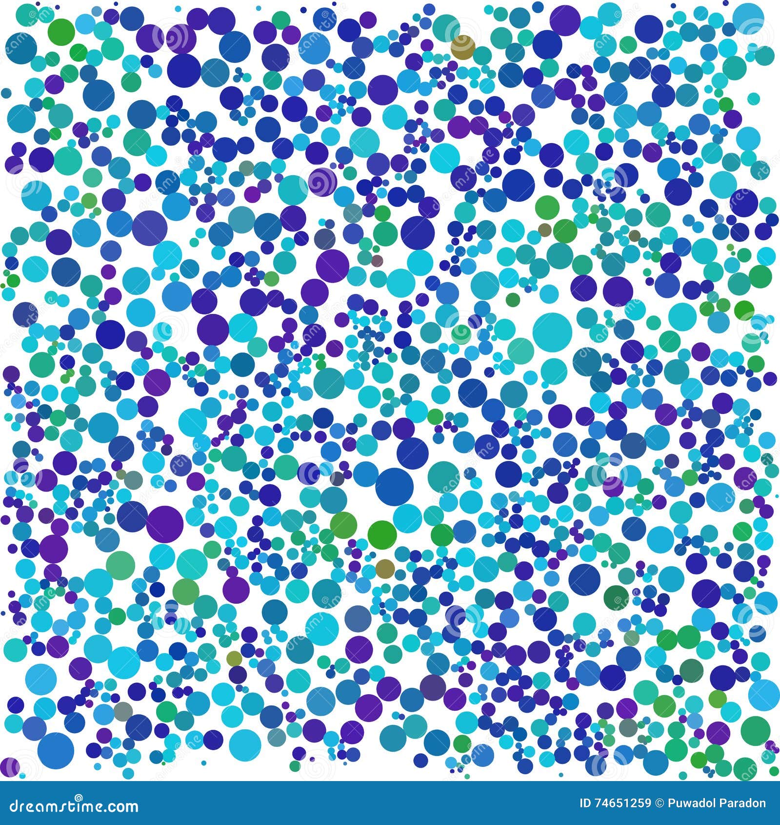 Cyan Blue Green Dot on White Business Background Stock Vector ...