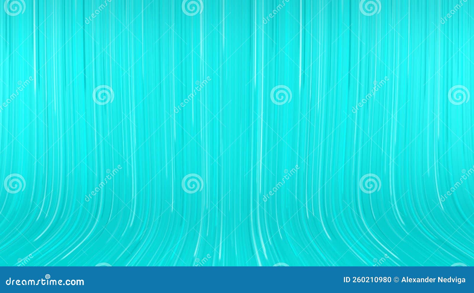Cyan Blue Waterfall Stage Background Loop. Juicy Dynamic Cascade ...