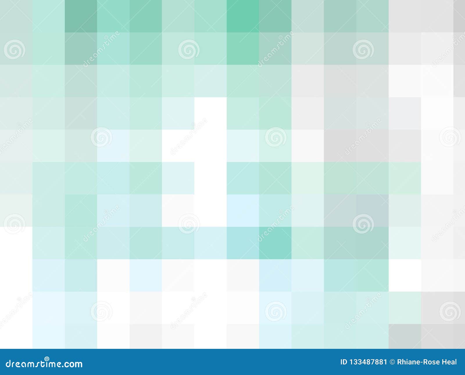 Cyan Blue and White Pixel Squares Background Stock Image - Image of ...