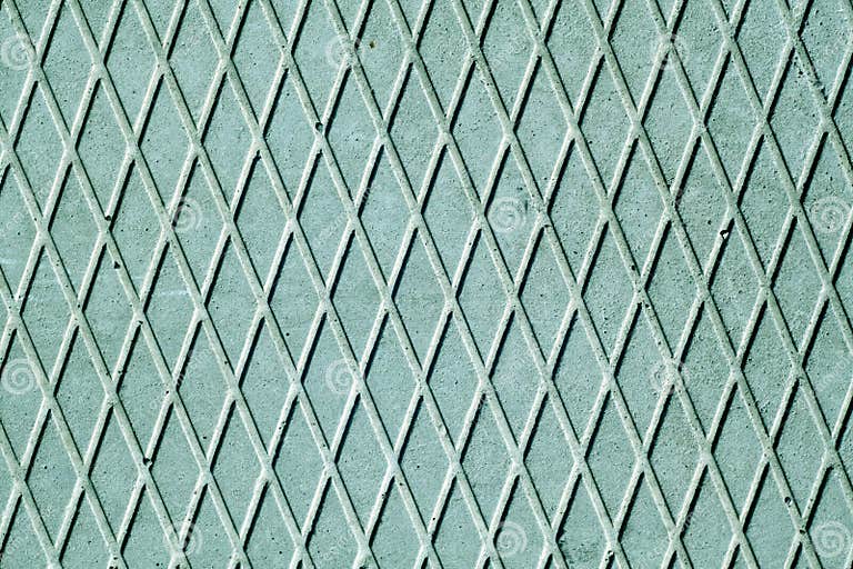 Cyan Cement Floor with Diamond Pattern. Stock Photo - Image of color ...