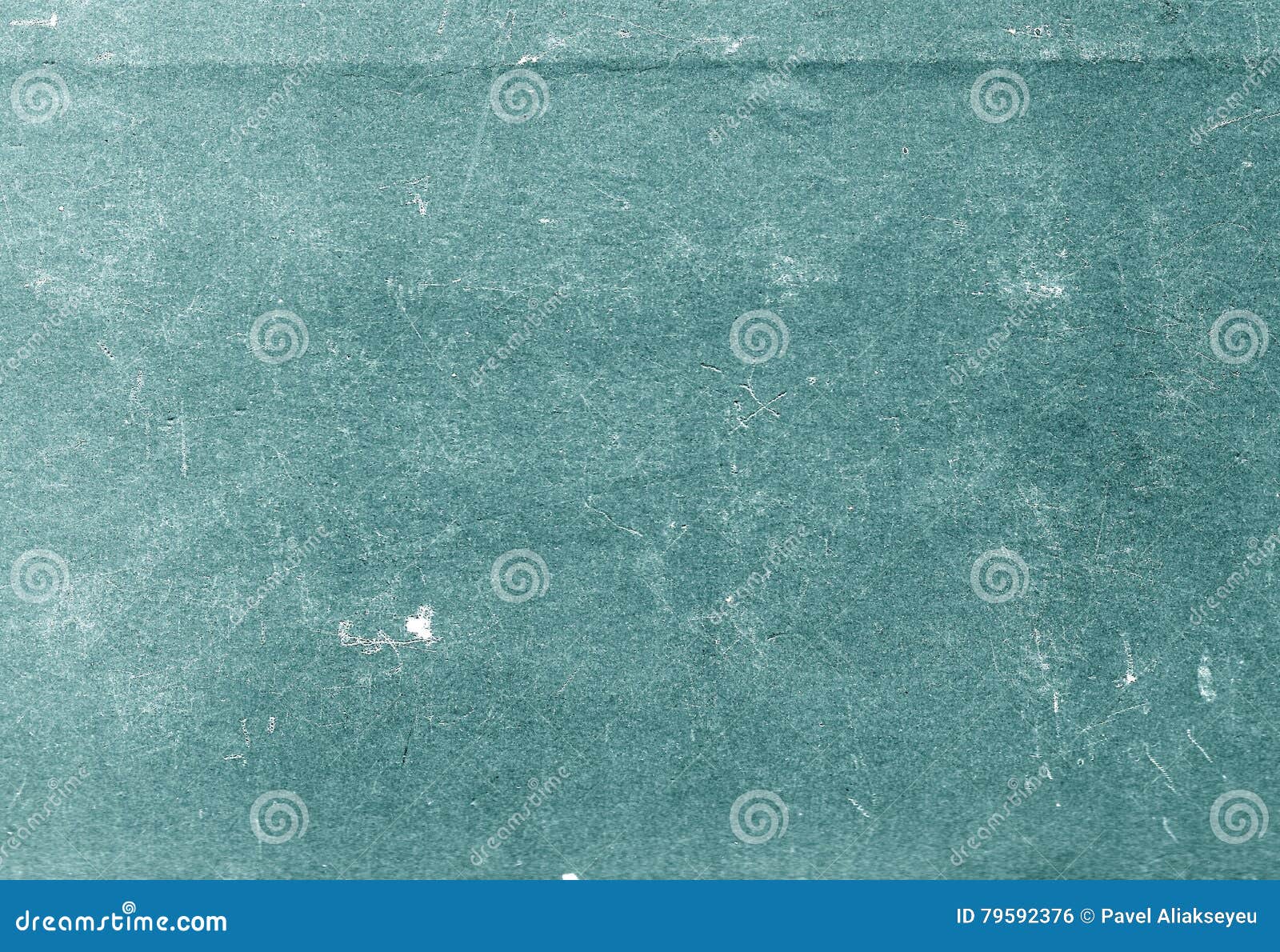 Cyan Color Scratched Paper Texture. Stock Photo - Image of green ...