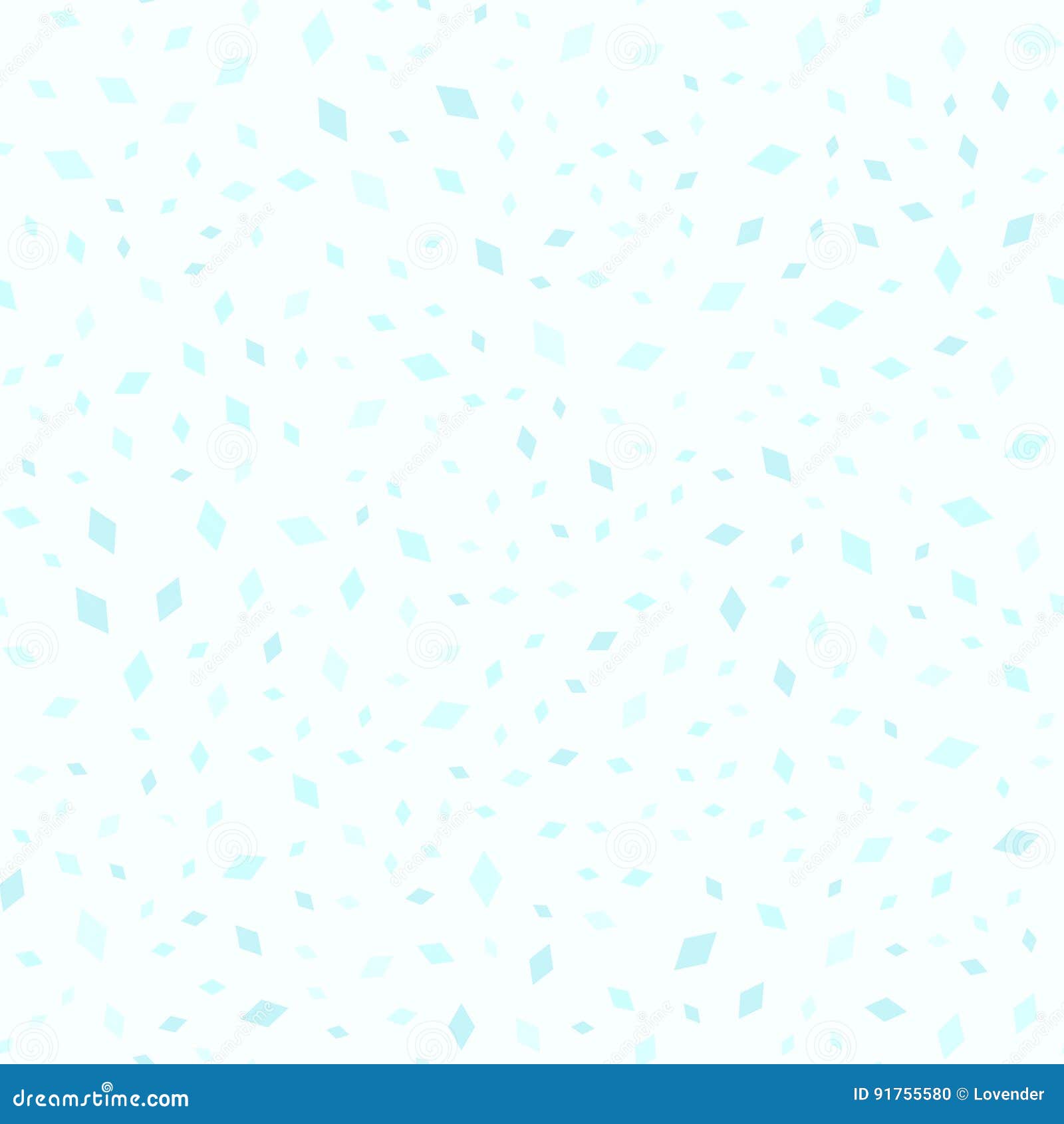 Cyan Diamond Pattern. Seamless Vector Stock Vector - Illustration of ...