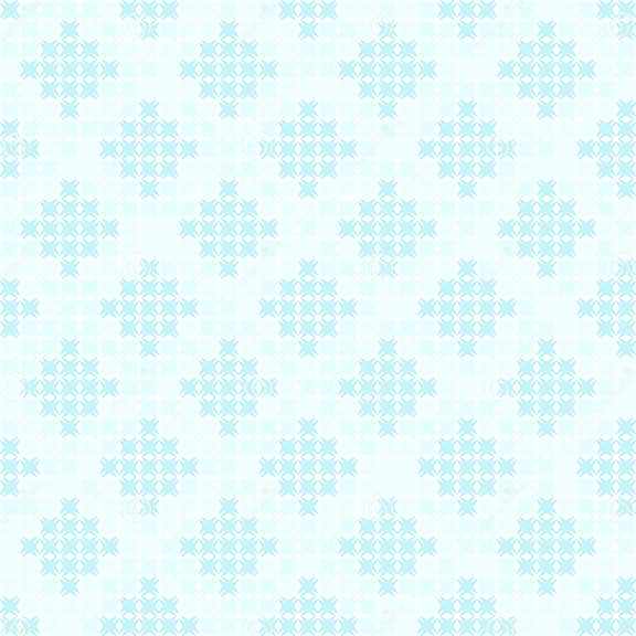 Cyan Diamond Pattern. Seamless Vector Stock Vector - Illustration of ...