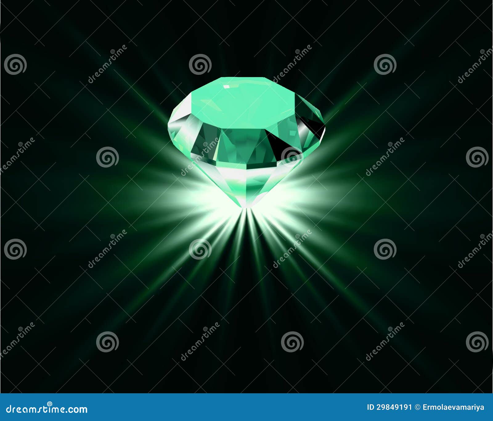 Bright diamond. Vector stock vector. Illustration of glass - 29849191