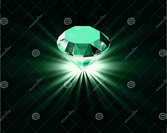 Bright diamond. Vector stock vector. Illustration of glass - 29849191