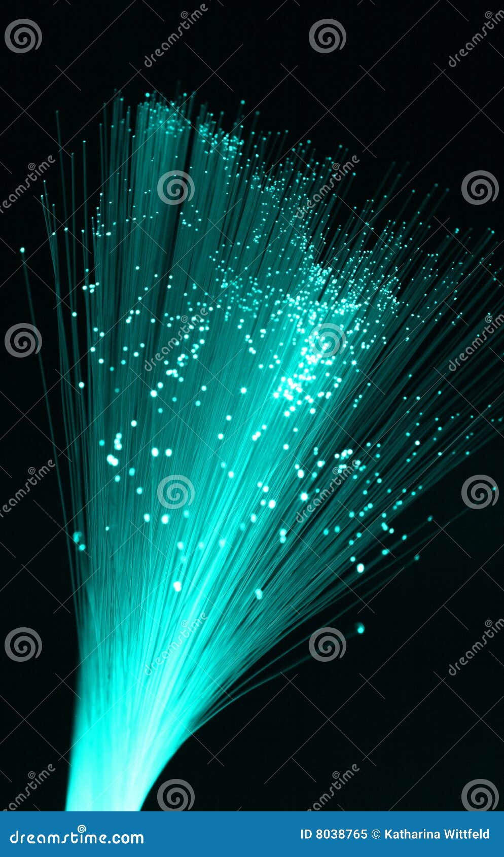 Cyan Fiber stock image. Image of technologies, networking - 8038765